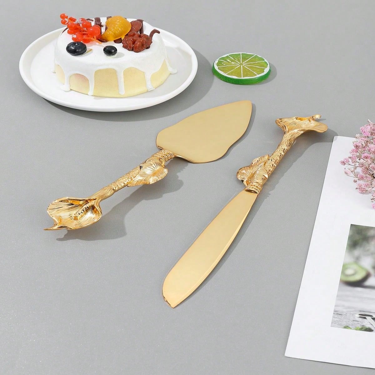Wedding New Heart Design Knife & Spreader Set For Home Baking, Perfect ...