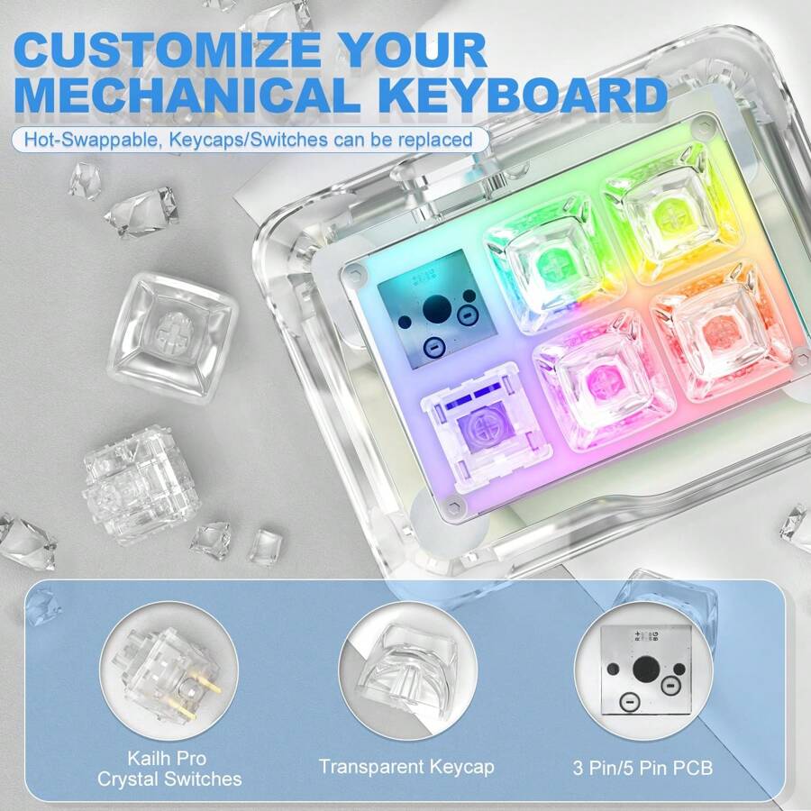 OSU Keypad One-Handed Mechanical Keyboard Support NKRO, Hotkeys, One ...