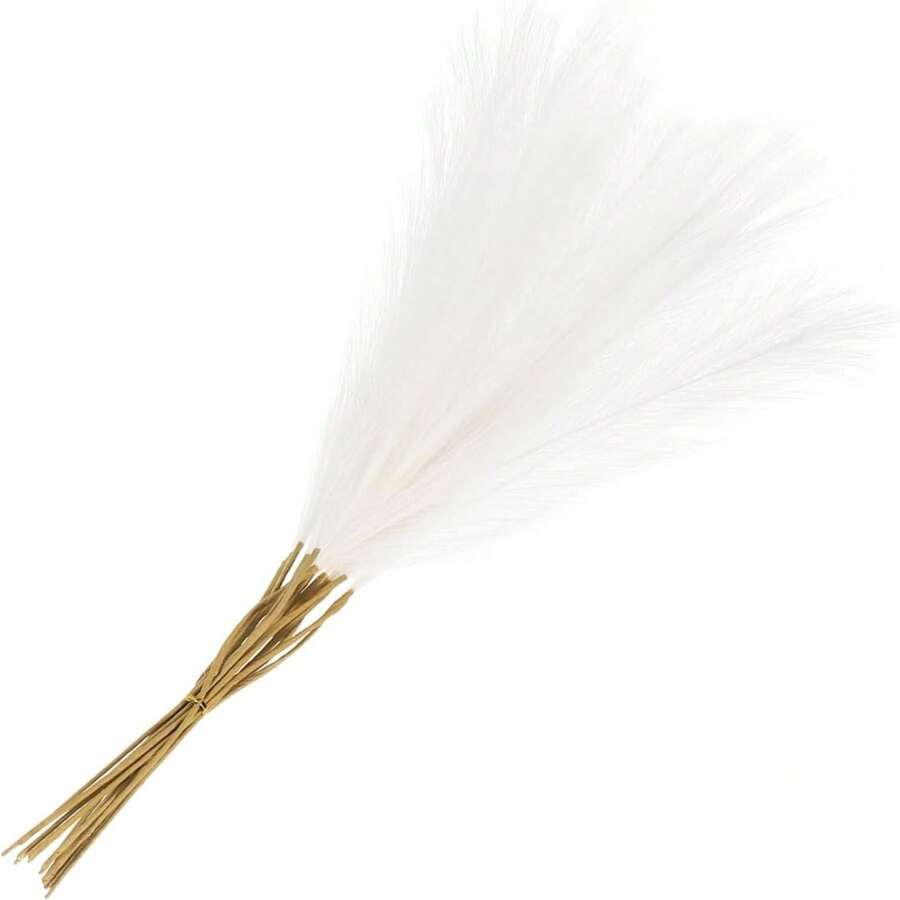 1pc 10 Stems 55cm/21.65inch Artificial Reeds Pampas Grass Faux Flower ...