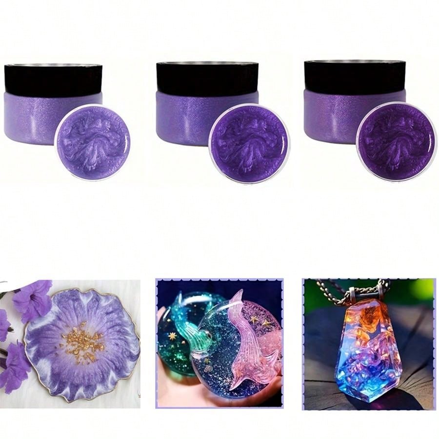 50g Bottle Professional High Concentration Purple Paste Pigment Epoxy ...