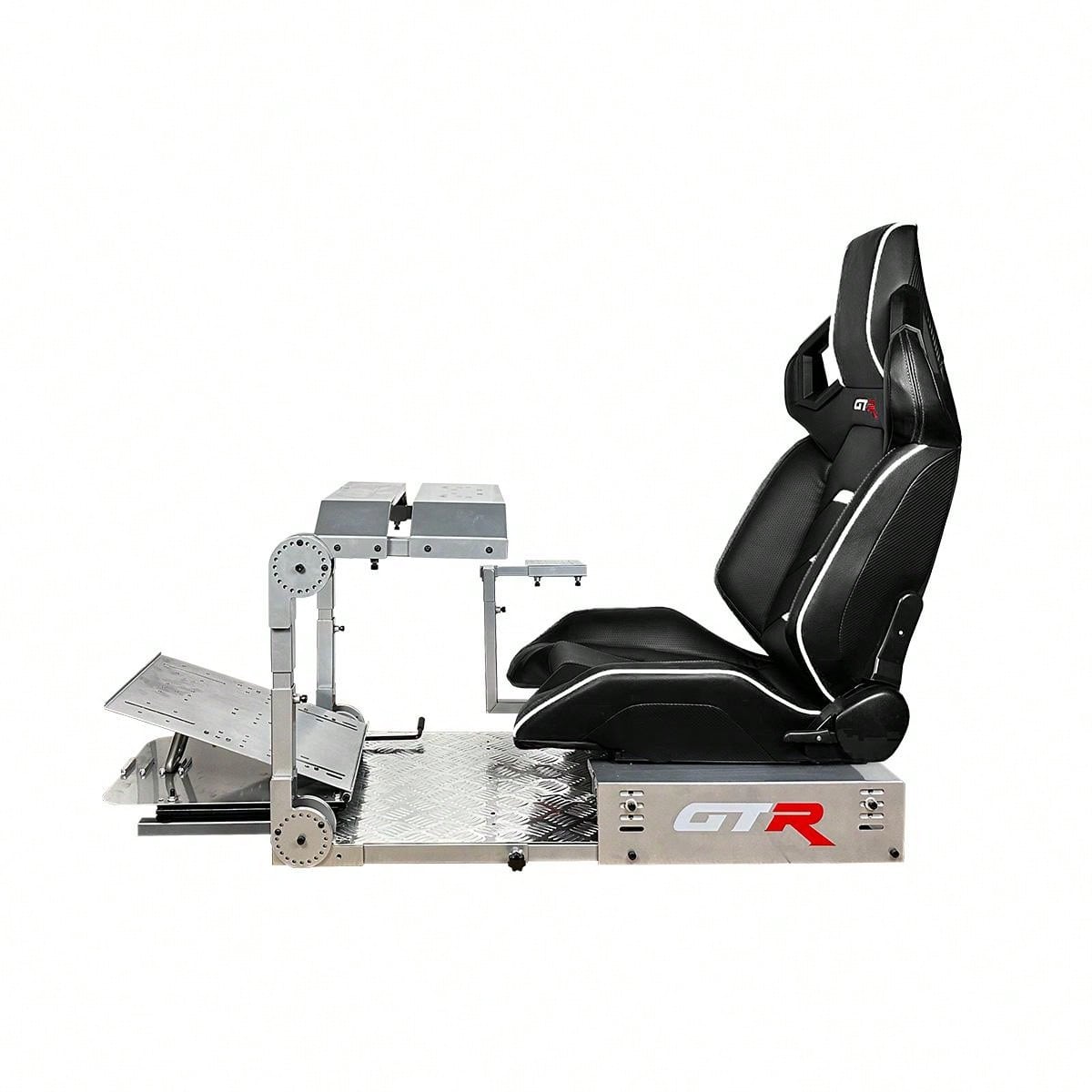 GTR Simulator GTA-Pro Racing Simulator Cockpit Silver Home Workstation ...