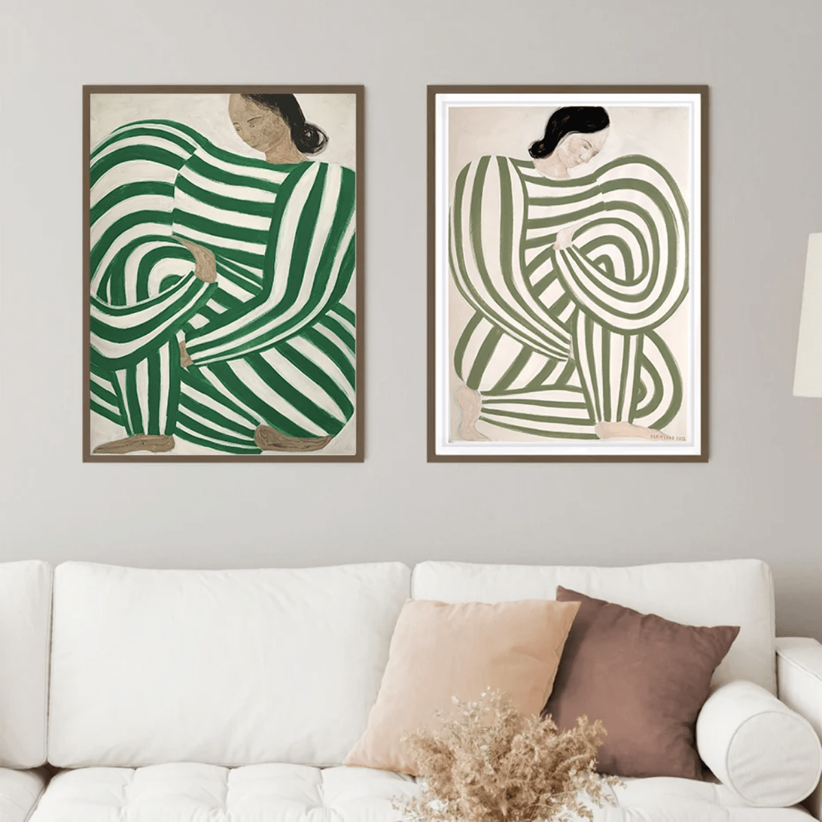 Abstract Sofia Lind Body Line Modern Posters Canvas Painting Wall Art ...
