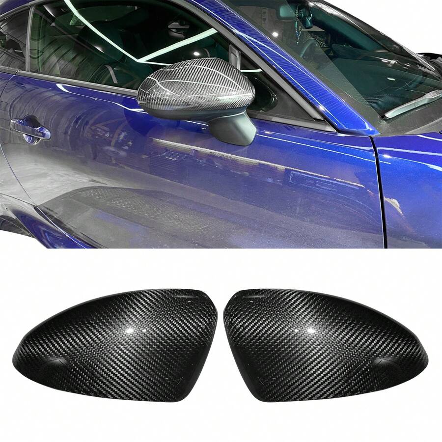 1 Pair Rearview Mirror Covers Compatible With 2022-2024 Subaru BRZ ...