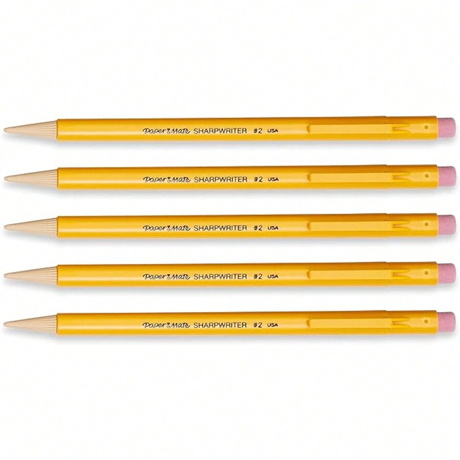 Papermate SharpWriter Mechanical Pencils Twistable Tip 0.7 Mm 5 Pencils ...