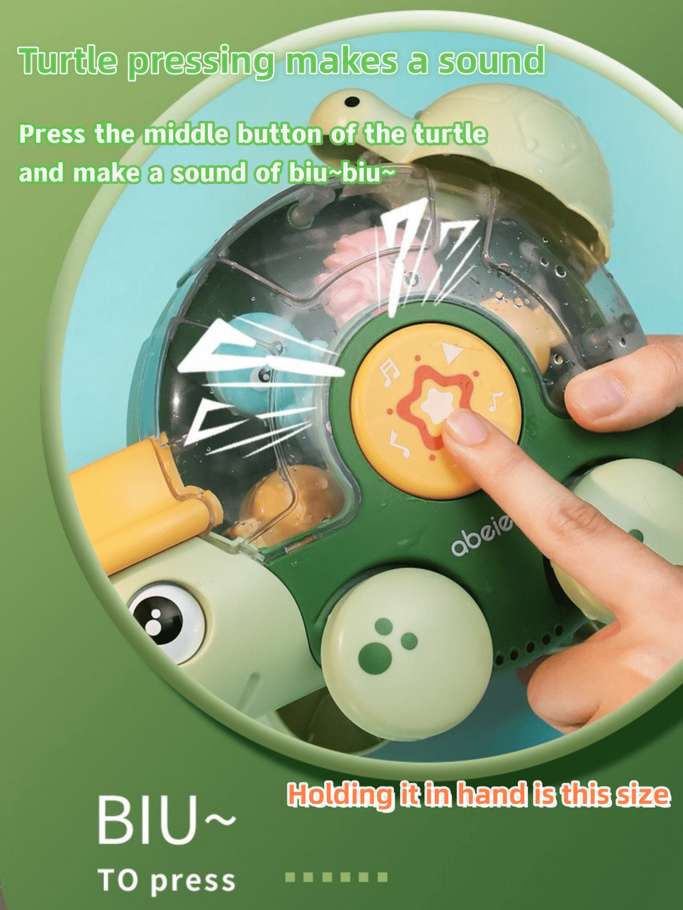 Baby Bath Toy, Turtle Windmill Toy At Bathtub, Waterwheel And Turtle ...