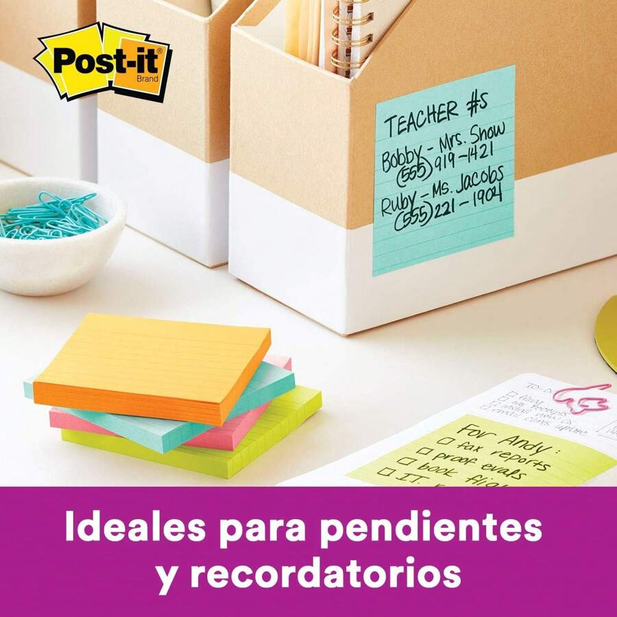 Post It Super Sticky Notes 4x4 In 3 Pads 2 Pack | SHEIN USA