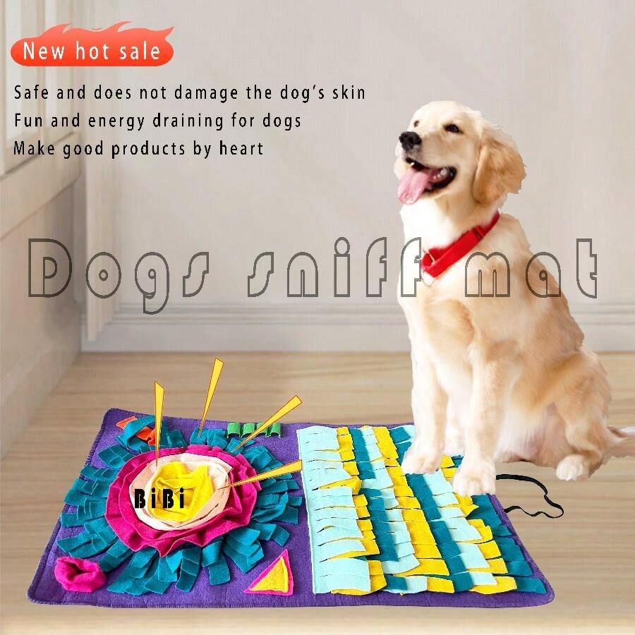 Pet Snuffle Mat For Dogs Sniff Mat Nosework Feeding Mat Slow Feeder ...