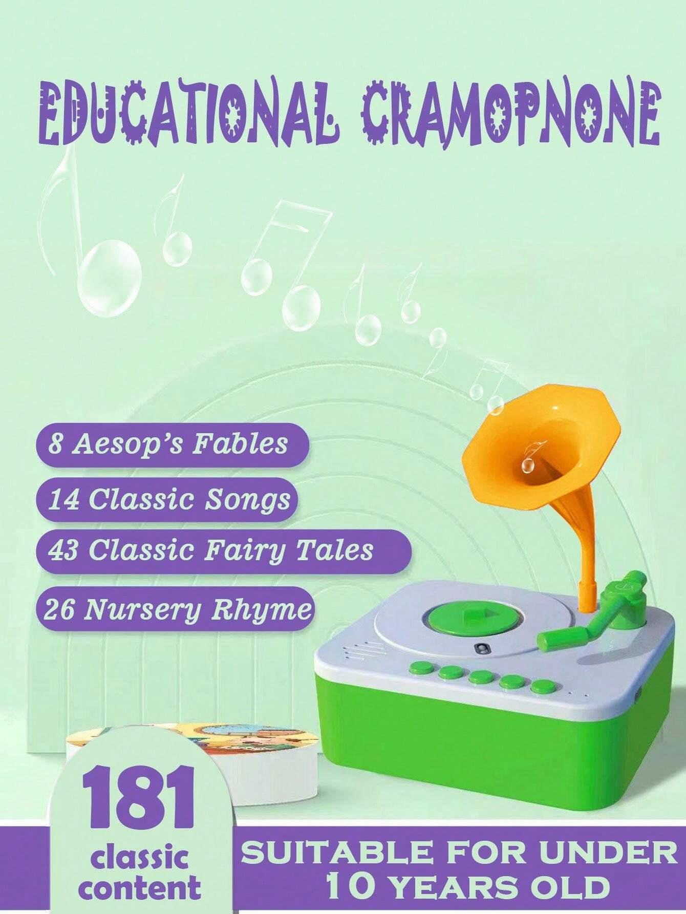 96 Cards With 181 Classic Phonograph, Story Machine, Repeater, Music ...