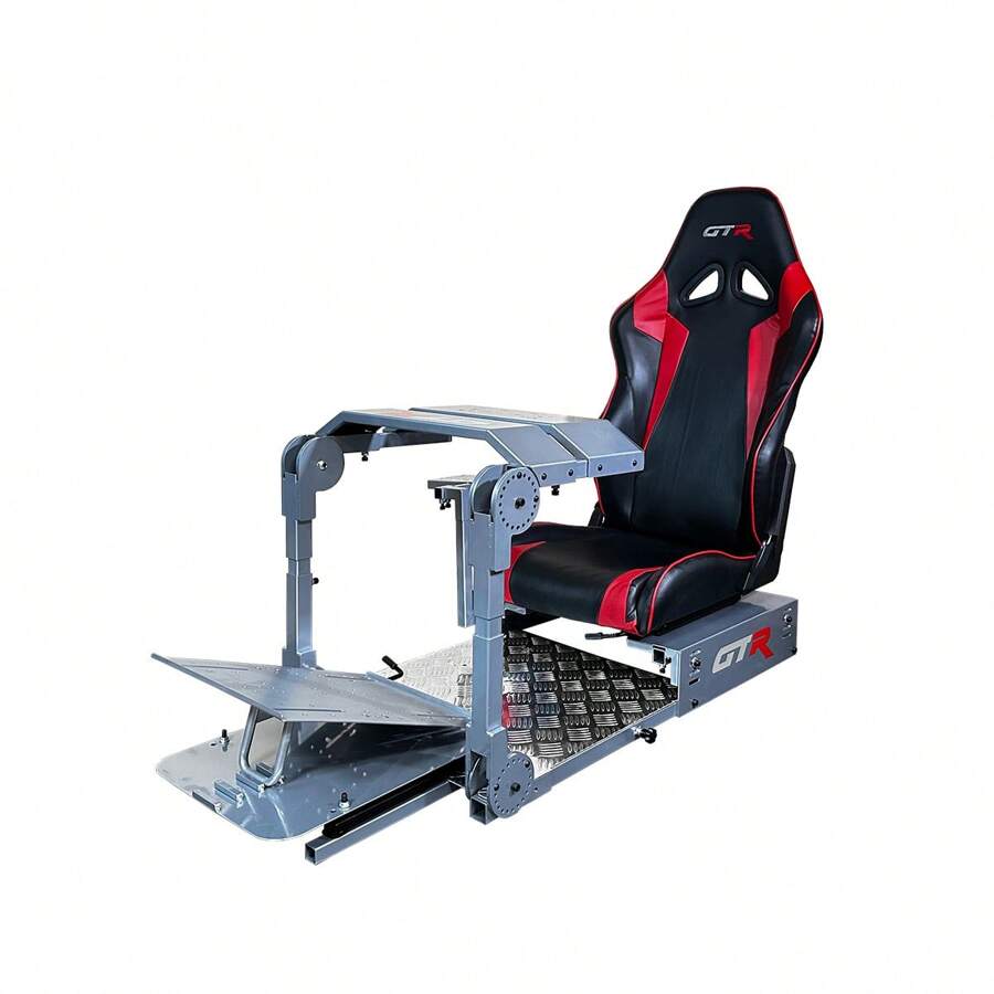 GTR Simulator GTA-Pro Racing Simulator Cockpit Silver Home Workstation ...