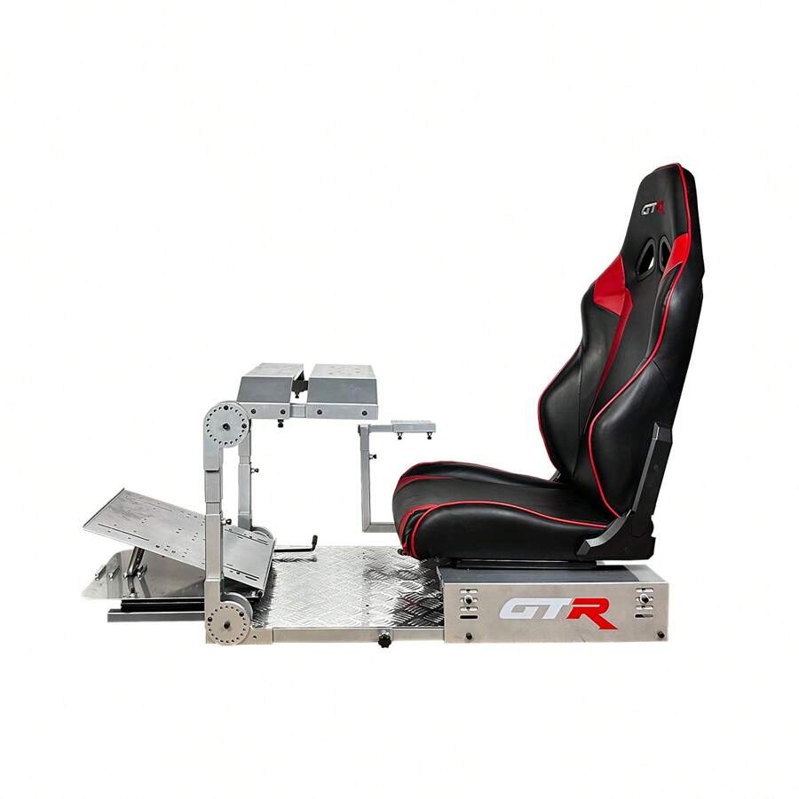 GTR Simulator GTA-Pro Racing Simulator Cockpit Silver Home Workstation ...