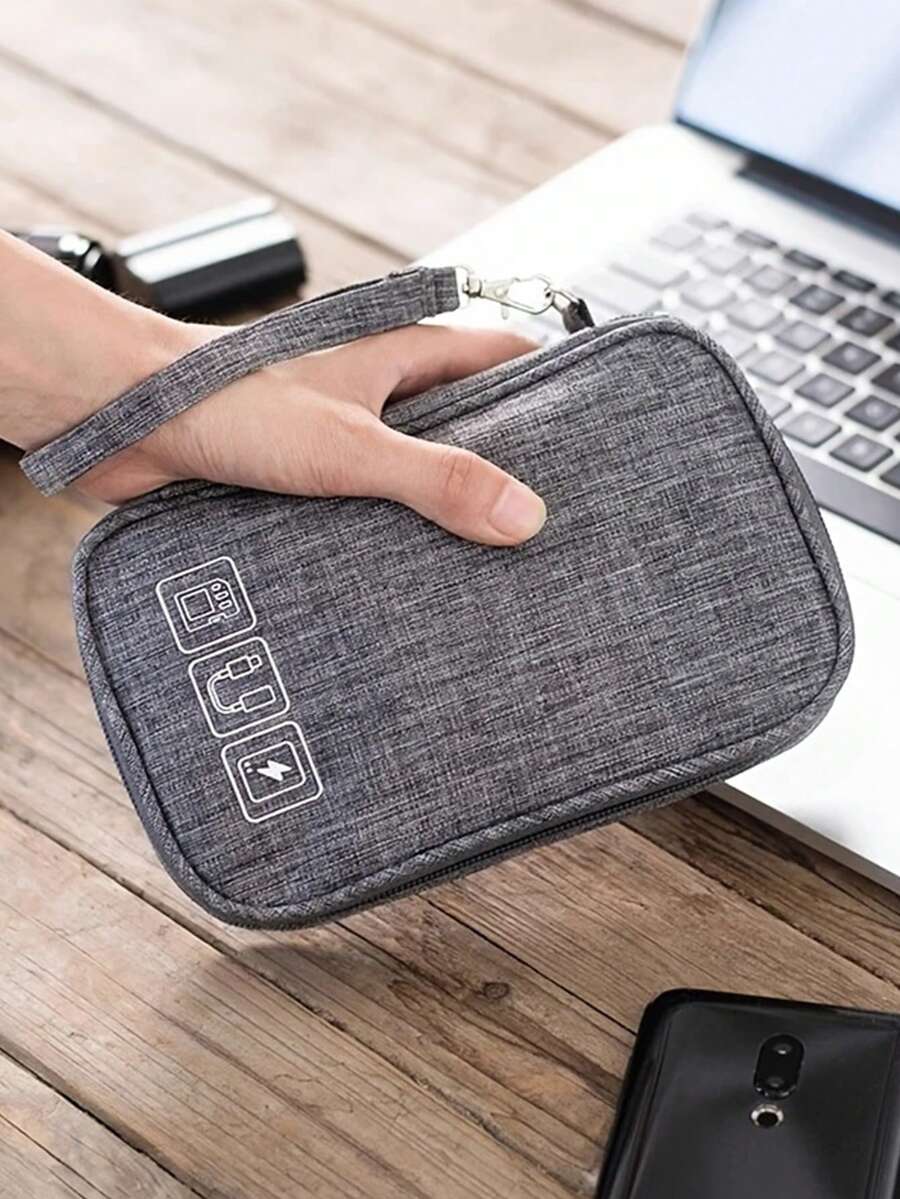 1pc Phone Cable Organizer Portable Cable Digital Storage Bag Organizer ...