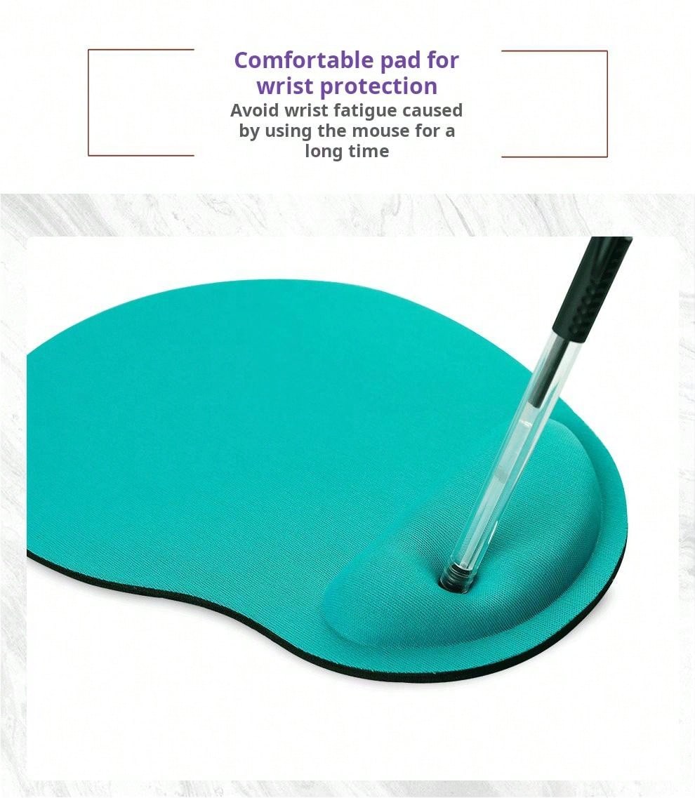 1pc EVA Wrist Rest Mouse Pad - Lightweight, Memory Foam Cushioned, Non ...