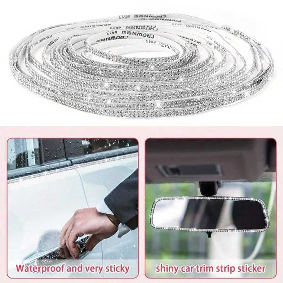 5m/196.85inch Bling Car Trim Self Adhesive Car Interior Exterior ...
