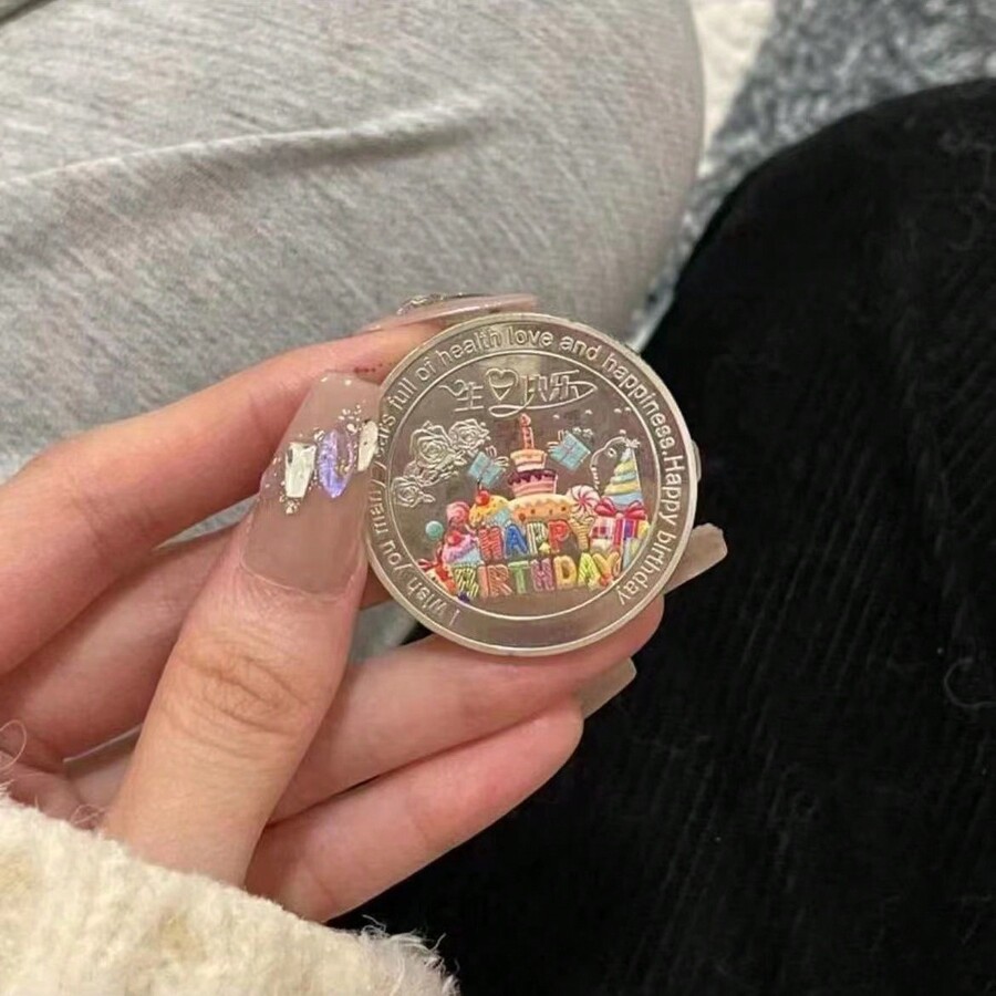 Gift Cards Birthday Gift Happy Birthday Coin Commemorative Coin ...