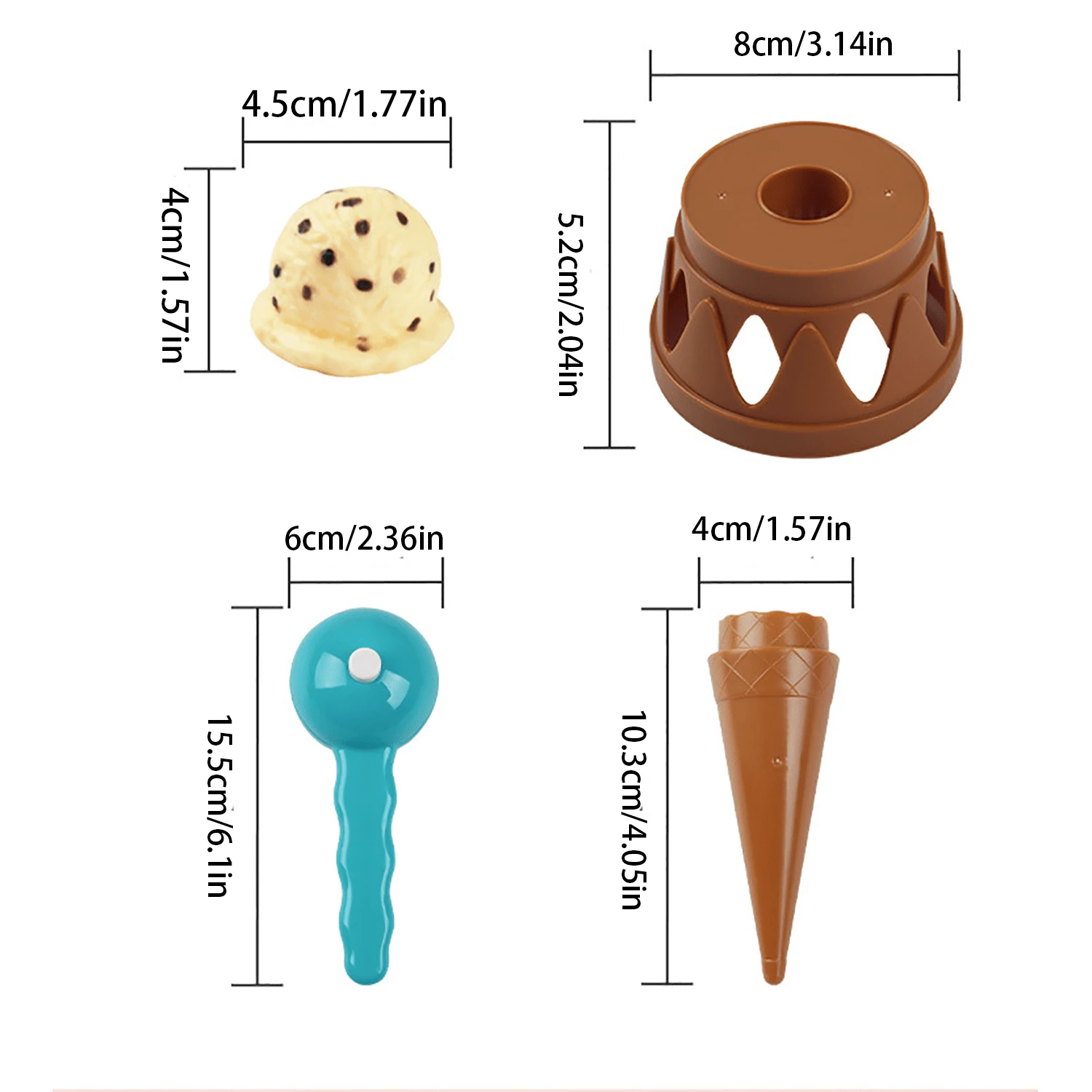 Creative Ice Cream Stacking Game For Kids, Family Gathering ...