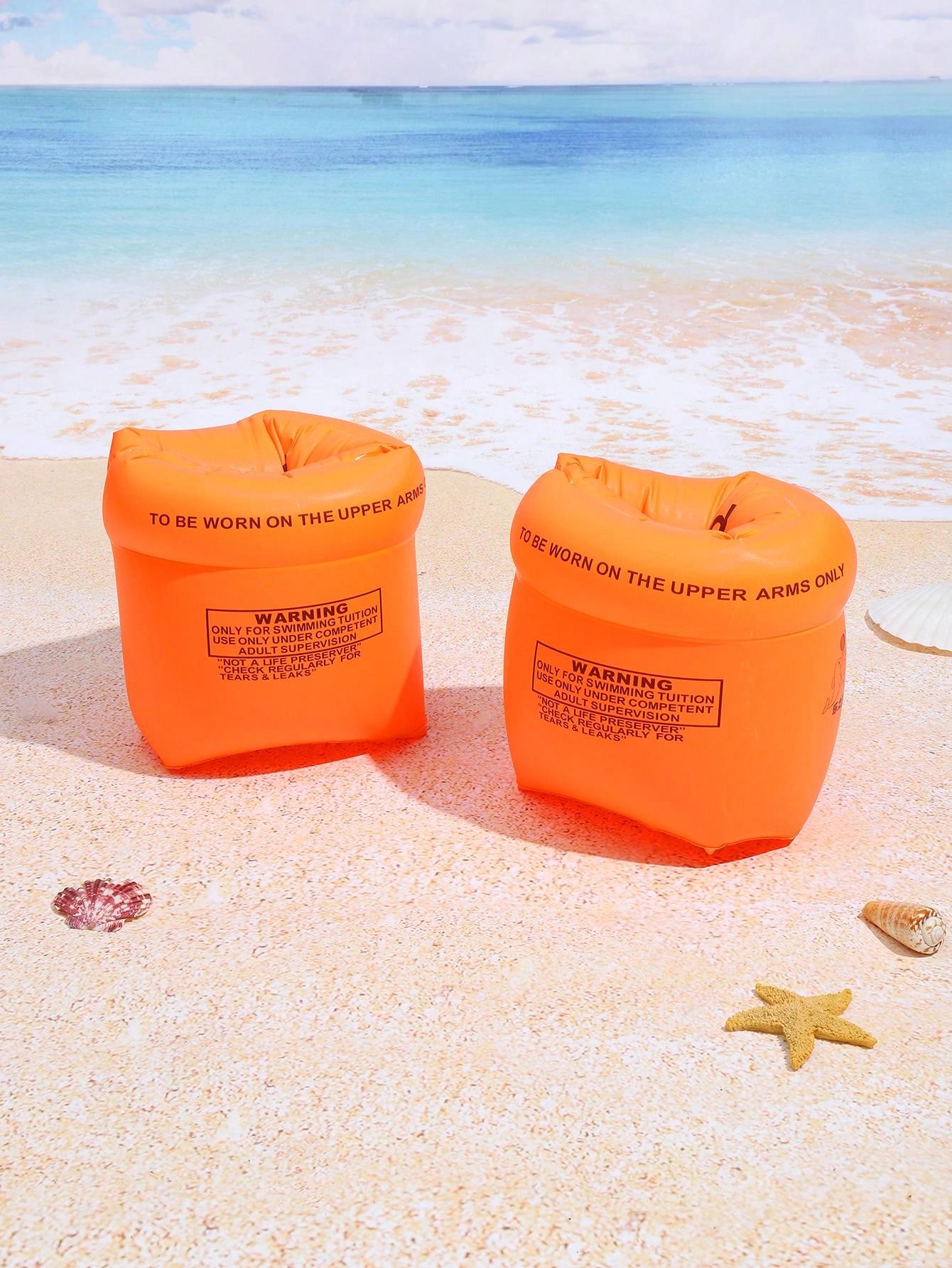 1pair Inflatable Swim Sleeves With Pvc Airbag For Water Safety | SHEIN ...