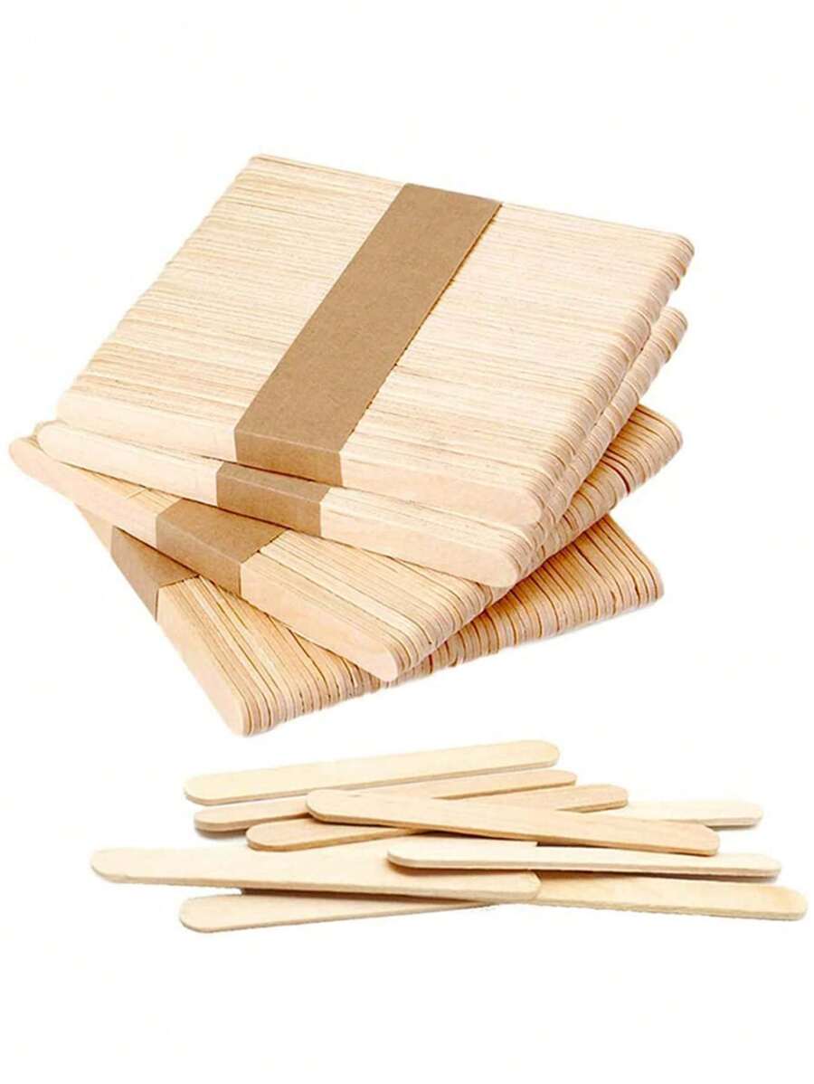 250pcs Popsicle Sticks For Diy Handcrafts, Model Building, Ice Cream ...