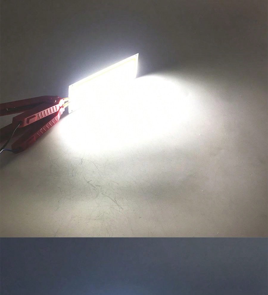 120x36mm 12V COB LED Light Bulb 10W 1000LM Cold Warm White Red Blue ...