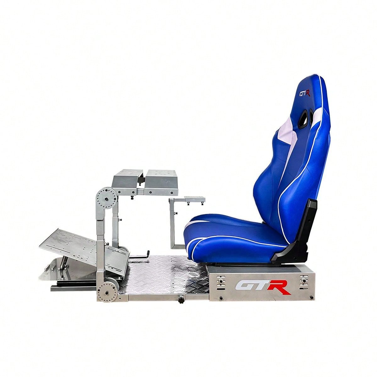 GTR Simulator GTA-Pro Racing Simulator Cockpit Silver Home Workstation ...