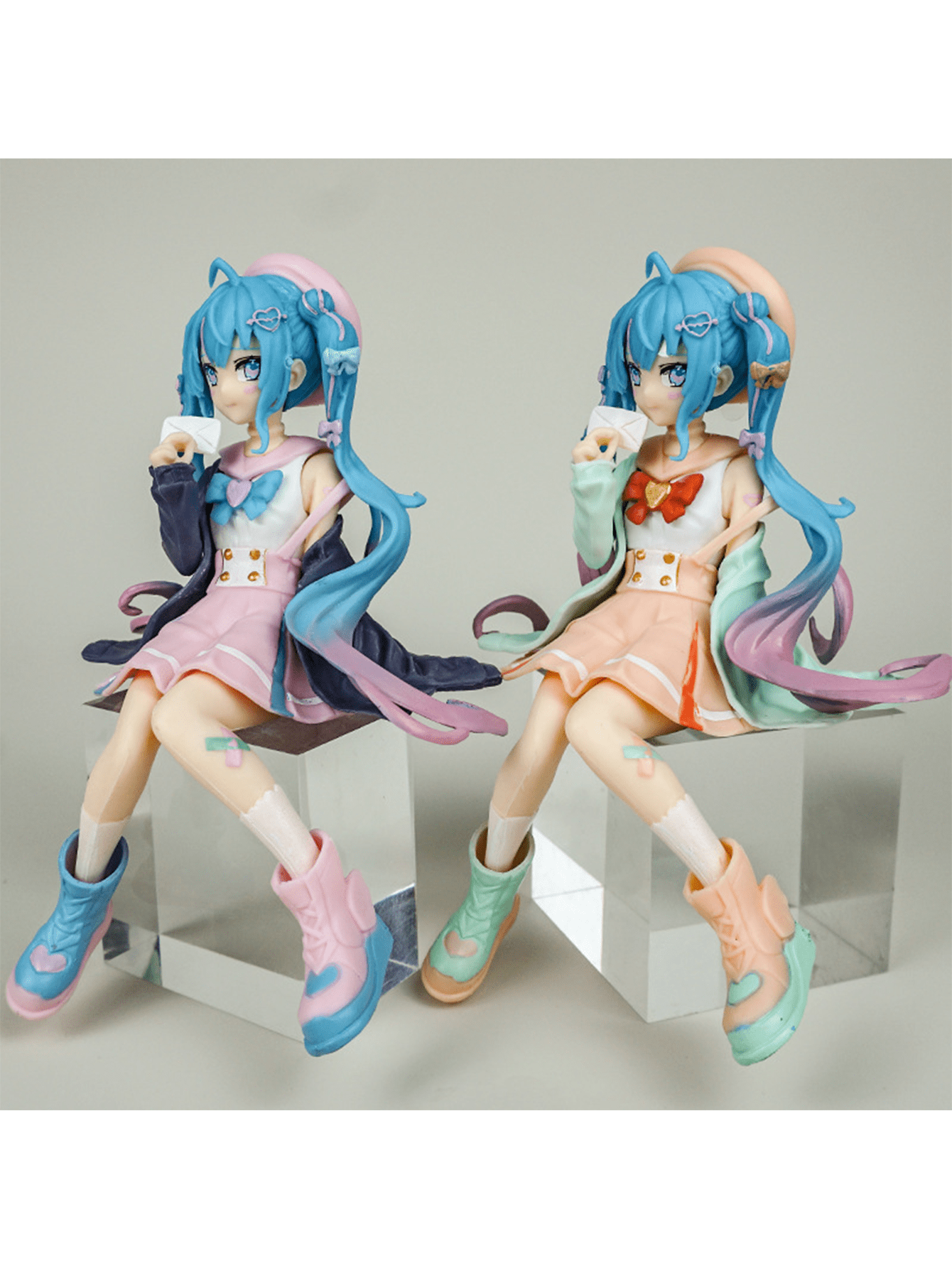 Future Action Figure Of Sailor Uniform Anime Girl Sitting On Packaged ...