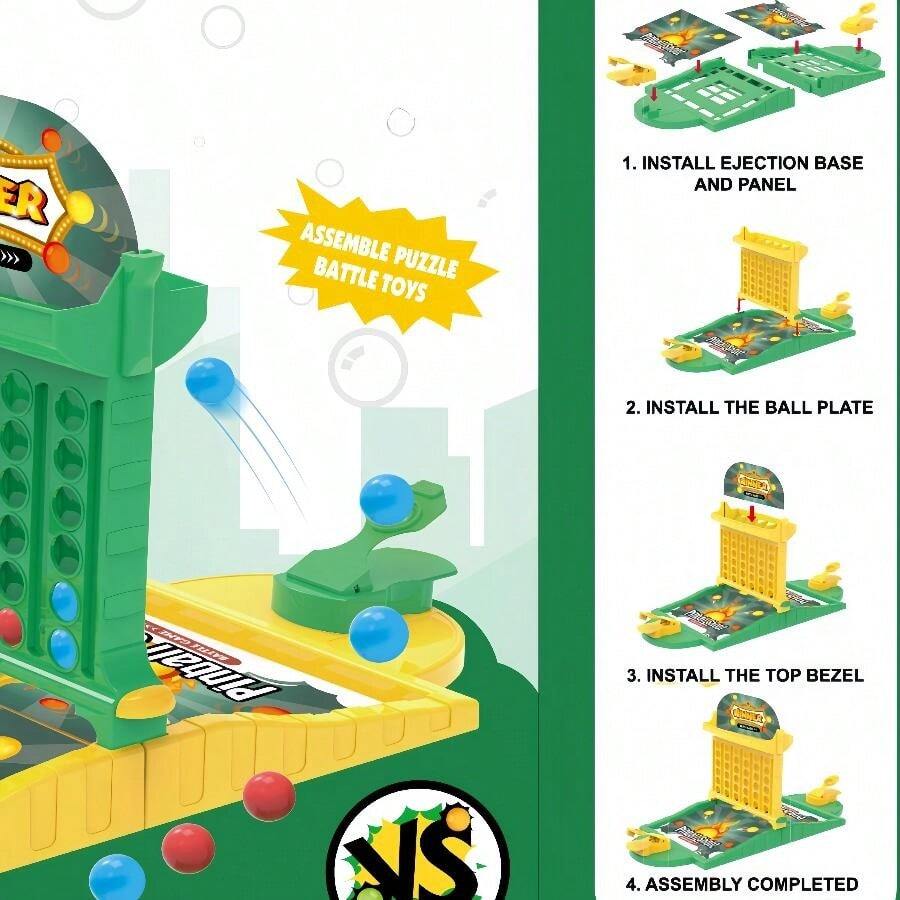 New 4-In-1 Finger Flicker Tabletop Basketball Shooting Toy Combination ...