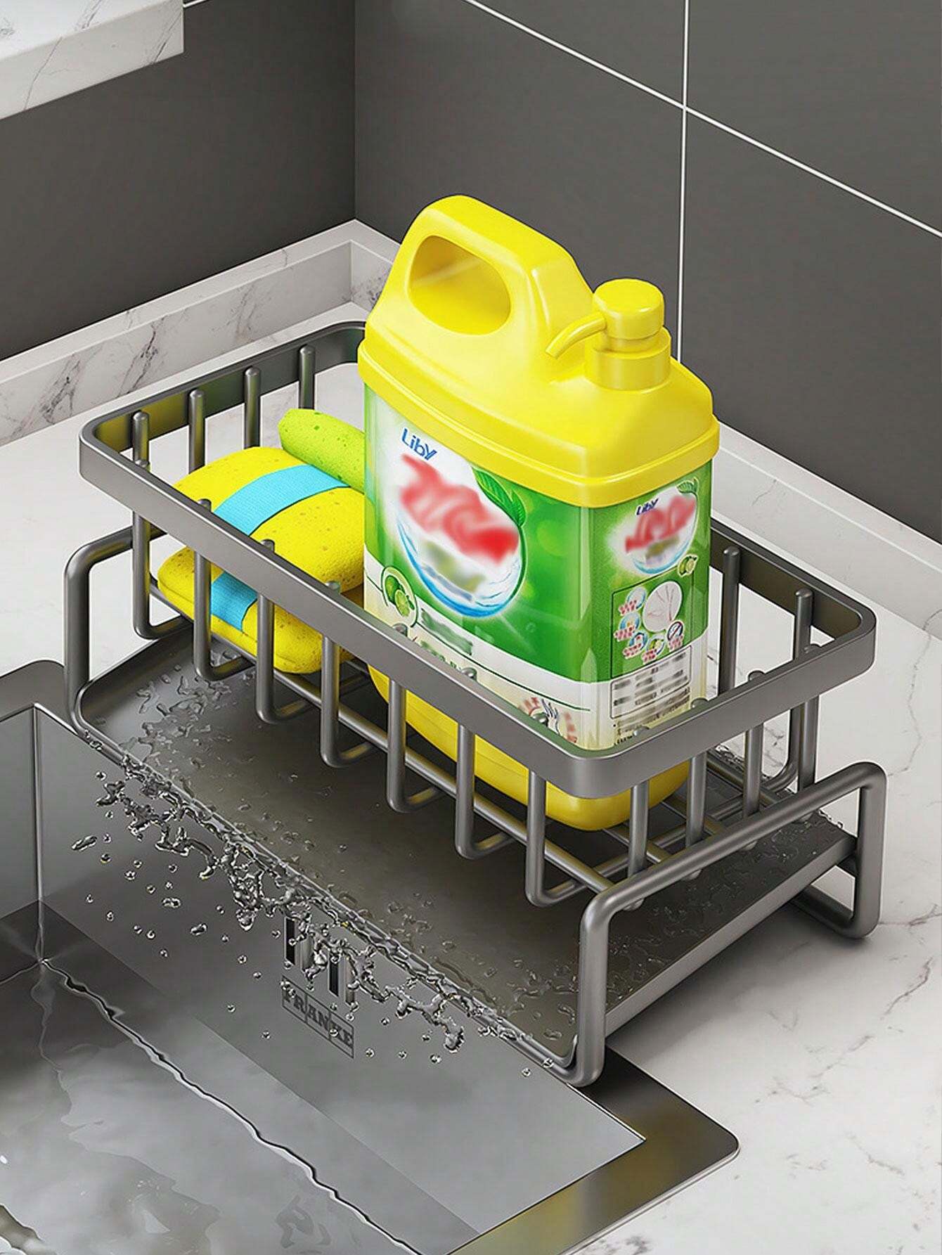 1pc Sink Multi-Functional Dish Cloth Drain Rack For Kitchen | SHEIN EUQS