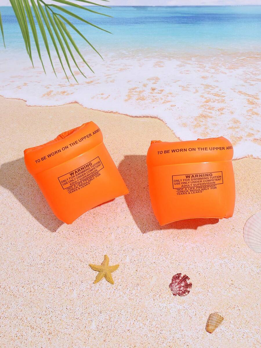 1pair Inflatable Swim Sleeves Arm Rings With Pvc Airbag For Water ...