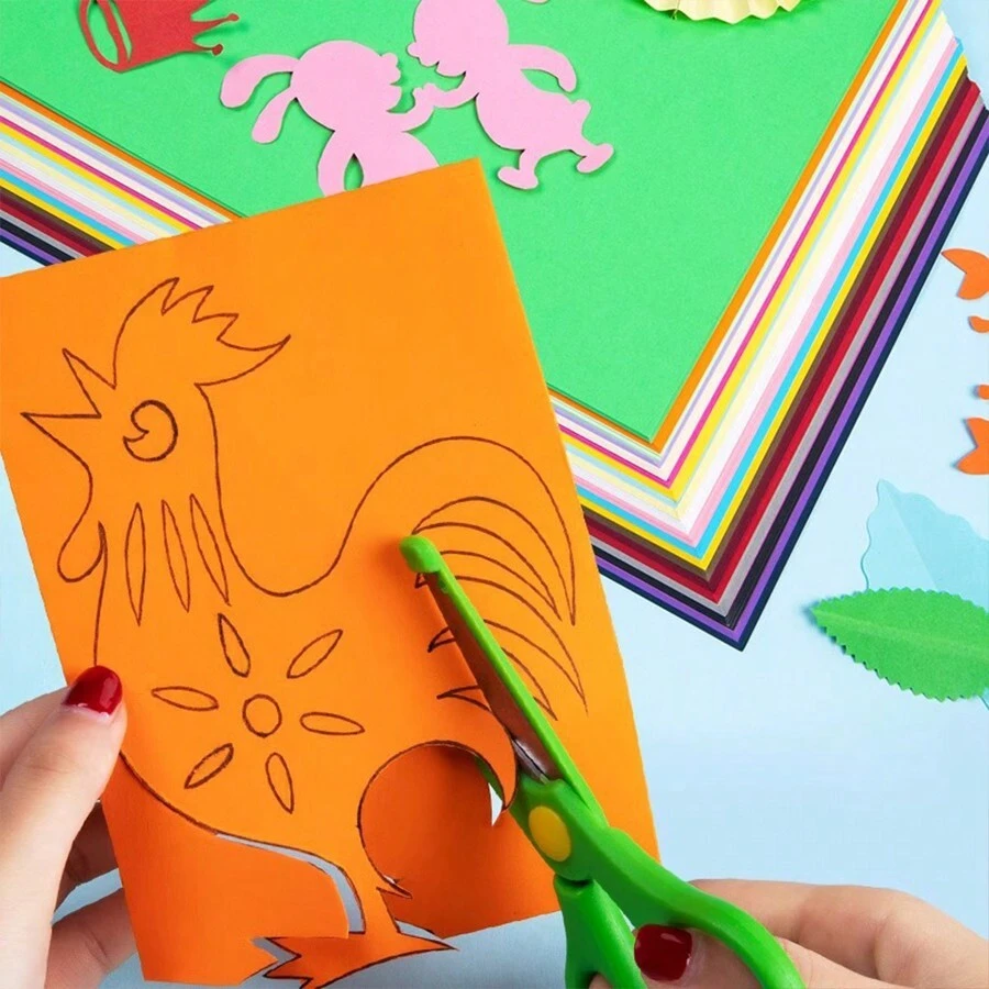 30 Colors 60 Sheets Square A4 Hard Cardboard Paper For Folding, Cutting ...