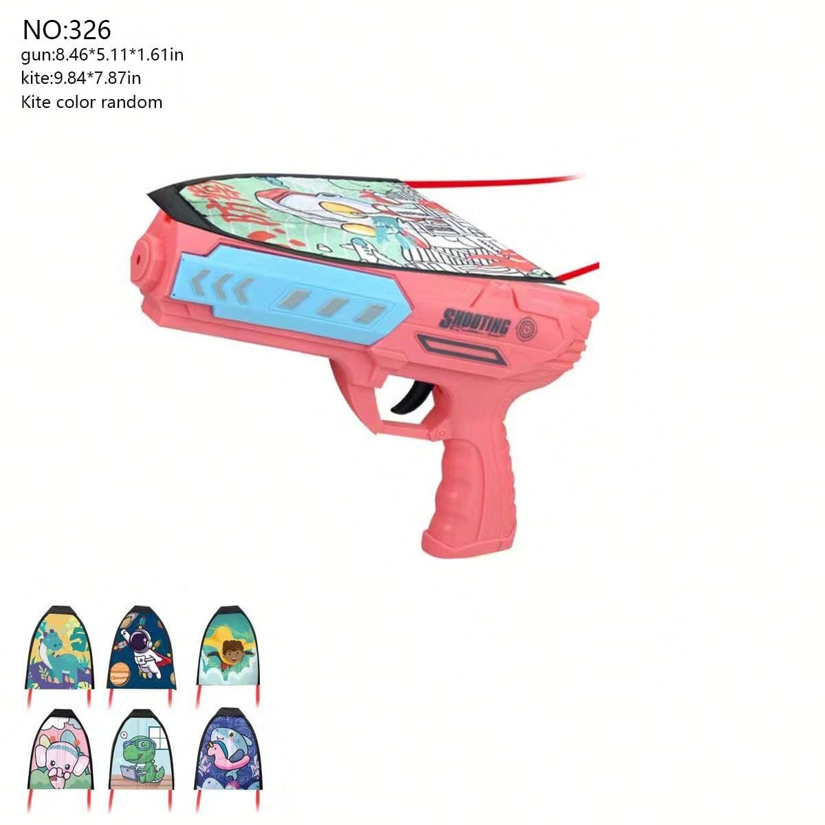 Popular Outdoor Elastic Kite Flying Gun For Aerial Glider & Finger ...