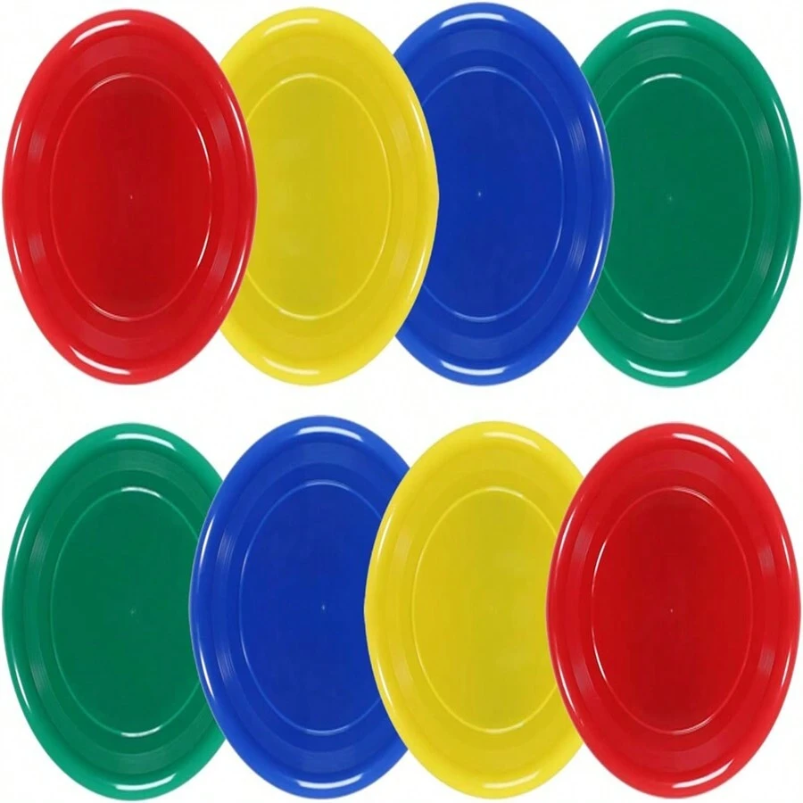2pcs/Set Random Color Plastic Flying Disc, Perfect For Backyard Games ...