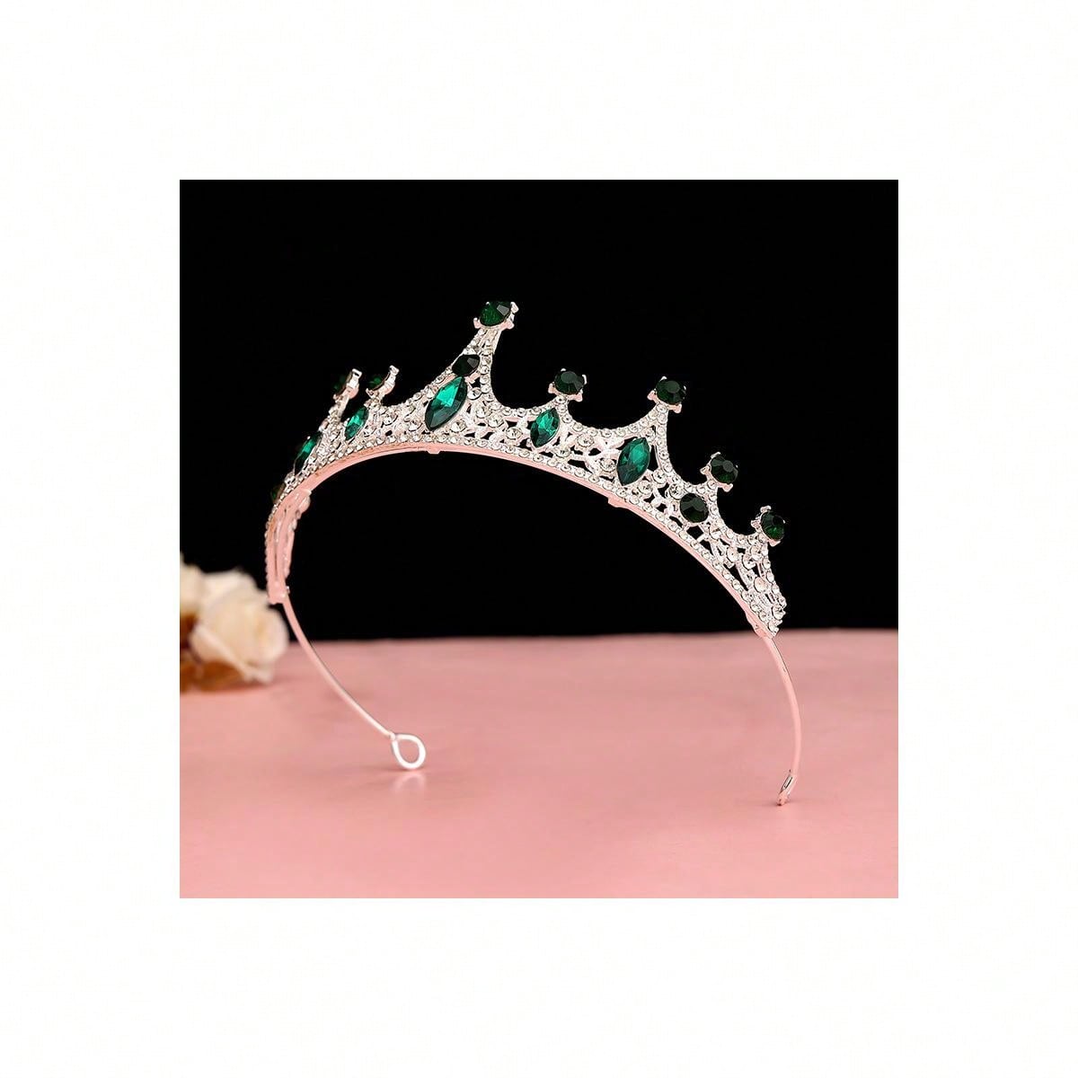 Bridal Crown Tiara With Rhinestones For Wedding, Birthday Party ...