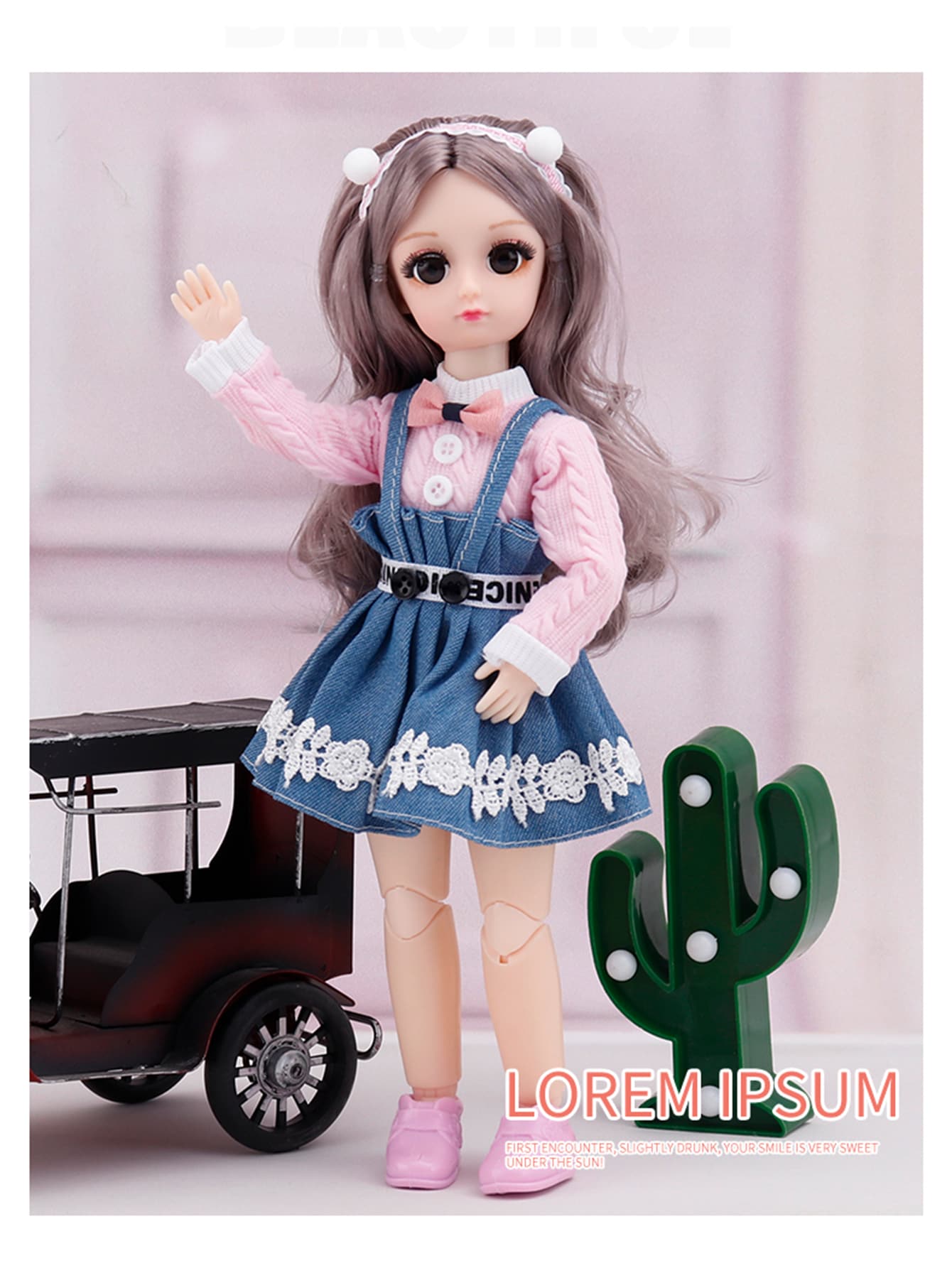 12 Inches Packaged Doll - 4pcs Beautiful And Articulated Dolls With ...