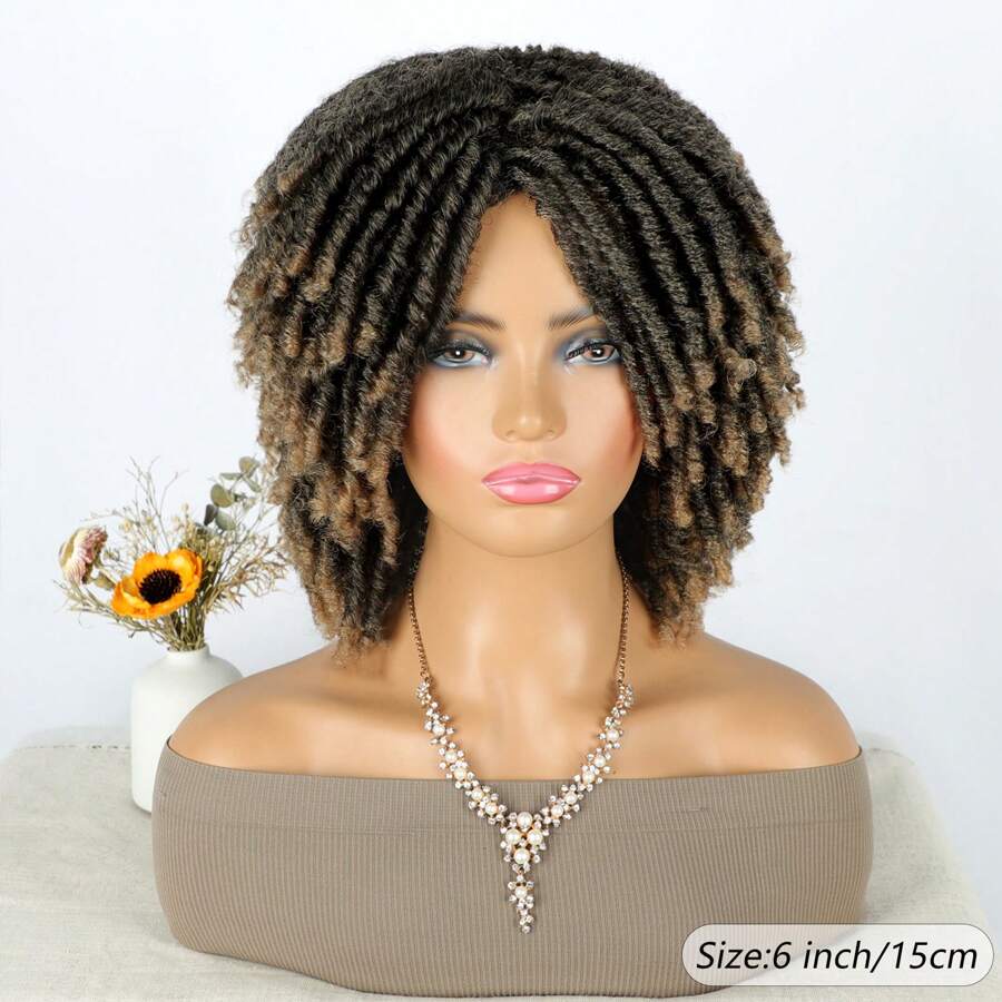 Dreadlock Wigs For Black Women Short Braided Wigs For Men And Women ...