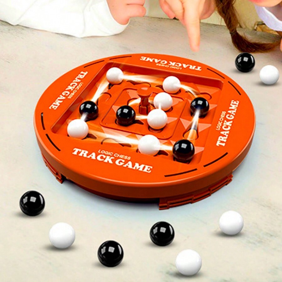 Track Logical Chess Board Game For 2 Players, Black & White Go Chess ...