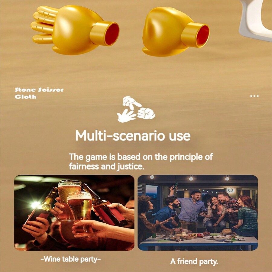 1pc Random Color Fair Play Rock-Paper-Scissors Gun For Multiplayer ...