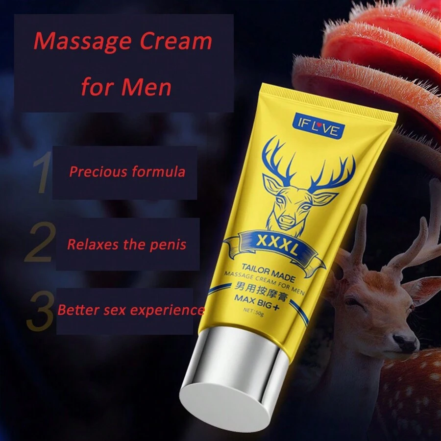 1pc Penis Massage Cream Massage Balm For Men Bdsm Bondage Kit Sex Toys Sm Product Sex Tools