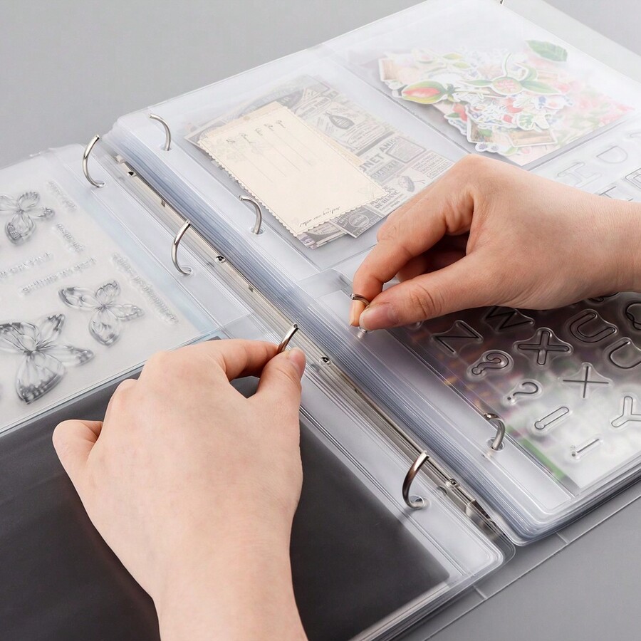 CYFUN DESIGN 1 Set A4 Die Storage Book Binder Die And Stamp Storage ...