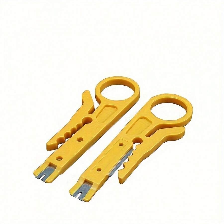 2pcs Mini Yellow Knife, Wire Punching Knife, Simple Wire Stripping ...
