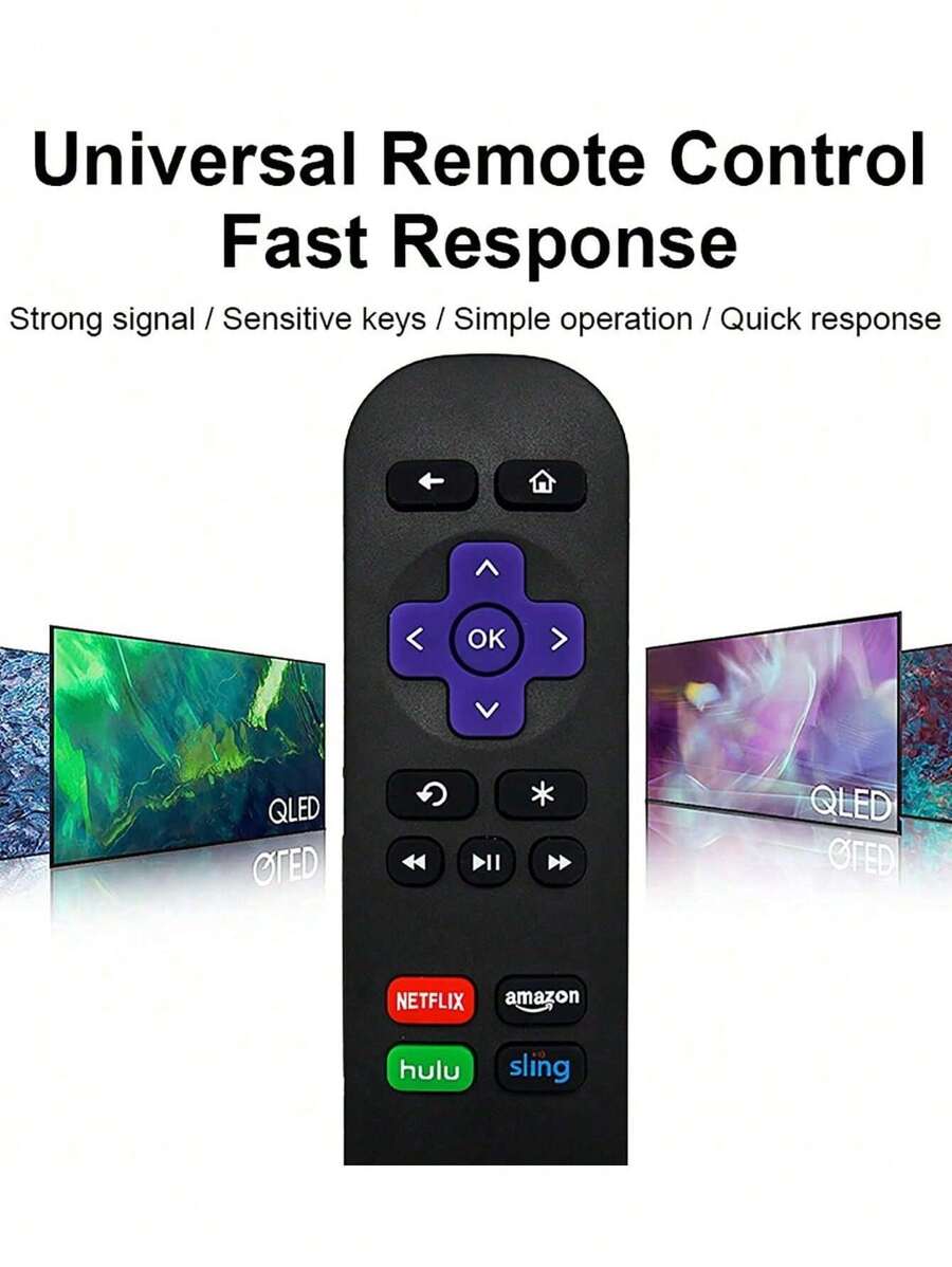 1pc Roku Box Remote Control Compatible With Roku Box, Roku 1, 2, 3, 4 ...