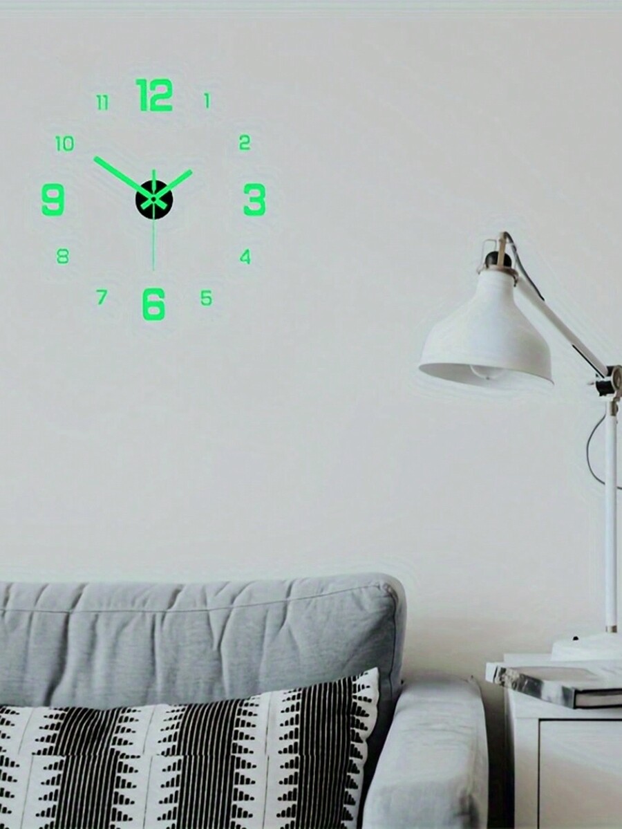 Simple And Personalized Luminous Digital Clock, Acrylic Silent Wall ...