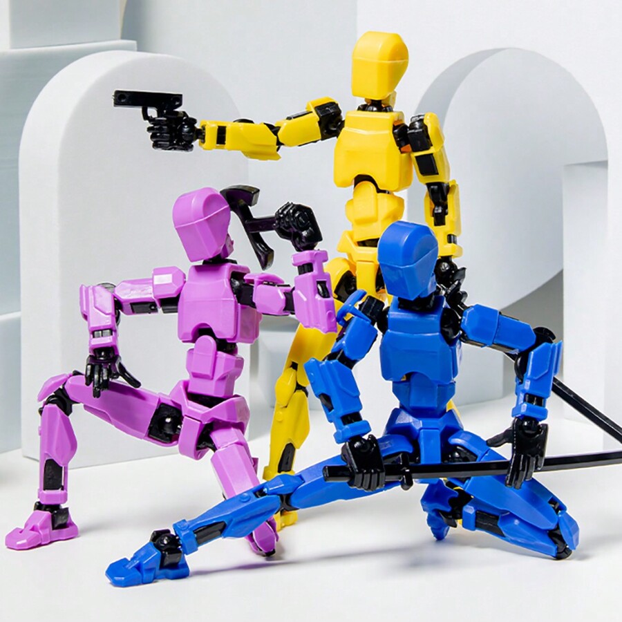 1 Set Juguete De Kit De Modelo De Muñeca Articulada Y Móvil Para Armar ...