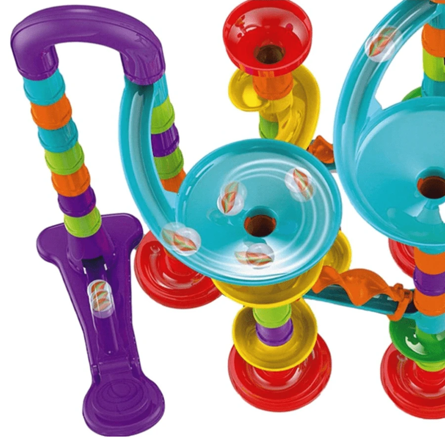 45pcs Fun Ball Maze Track, With Dynamic Elevator, Multiple Variations ...