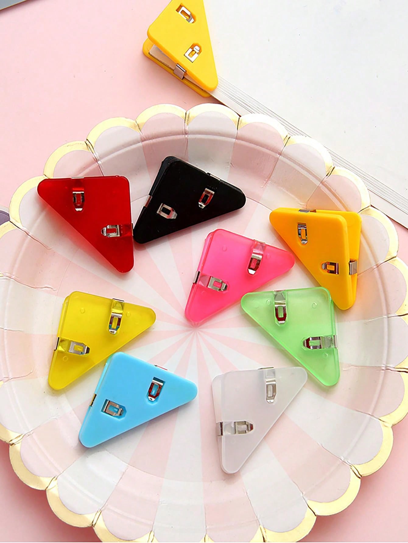 Single Random Color Multifunctional Paper Corner Clip For Organizing ...