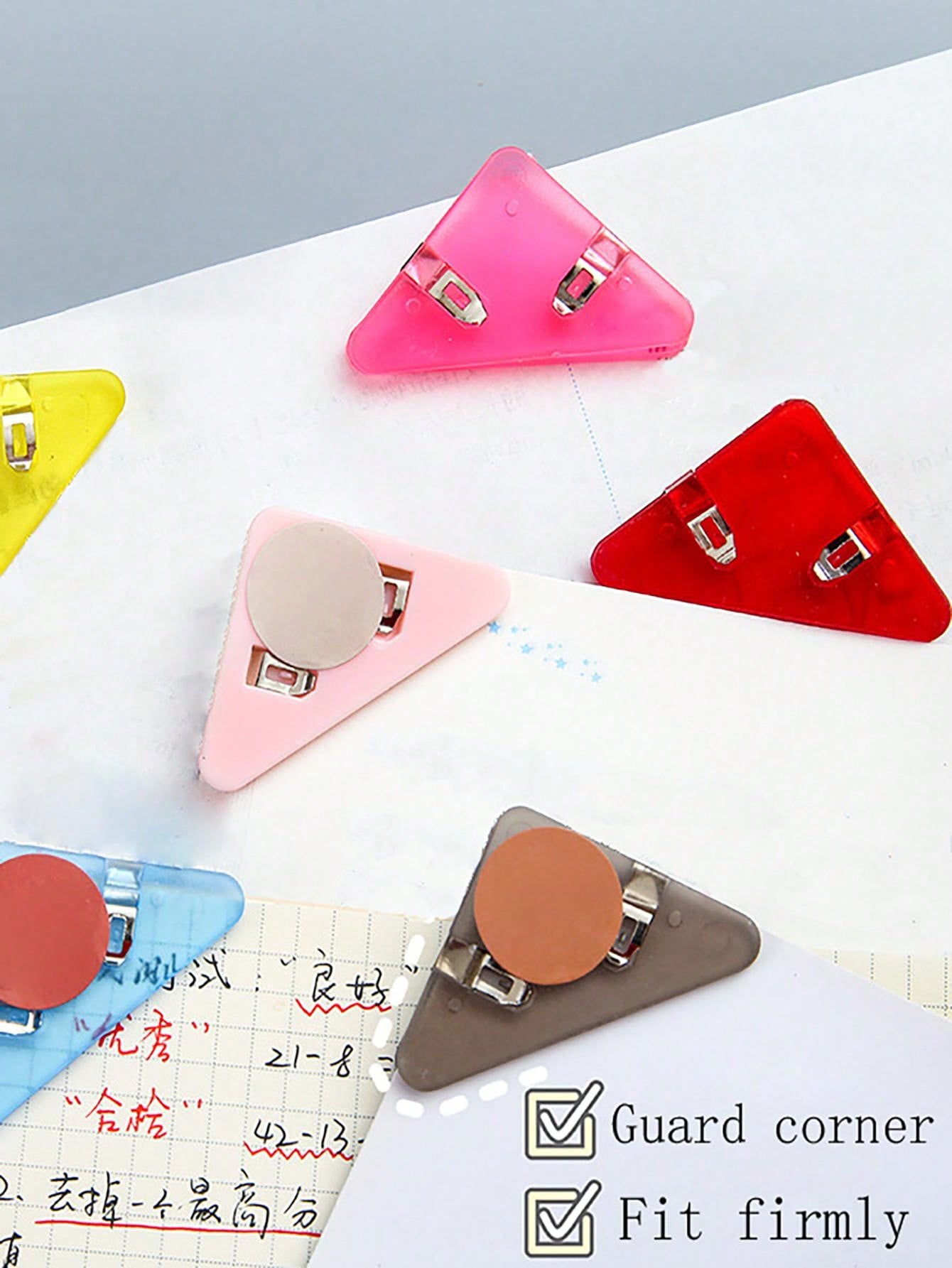 Single Random Color Multifunctional Paper Corner Clip For Organizing ...