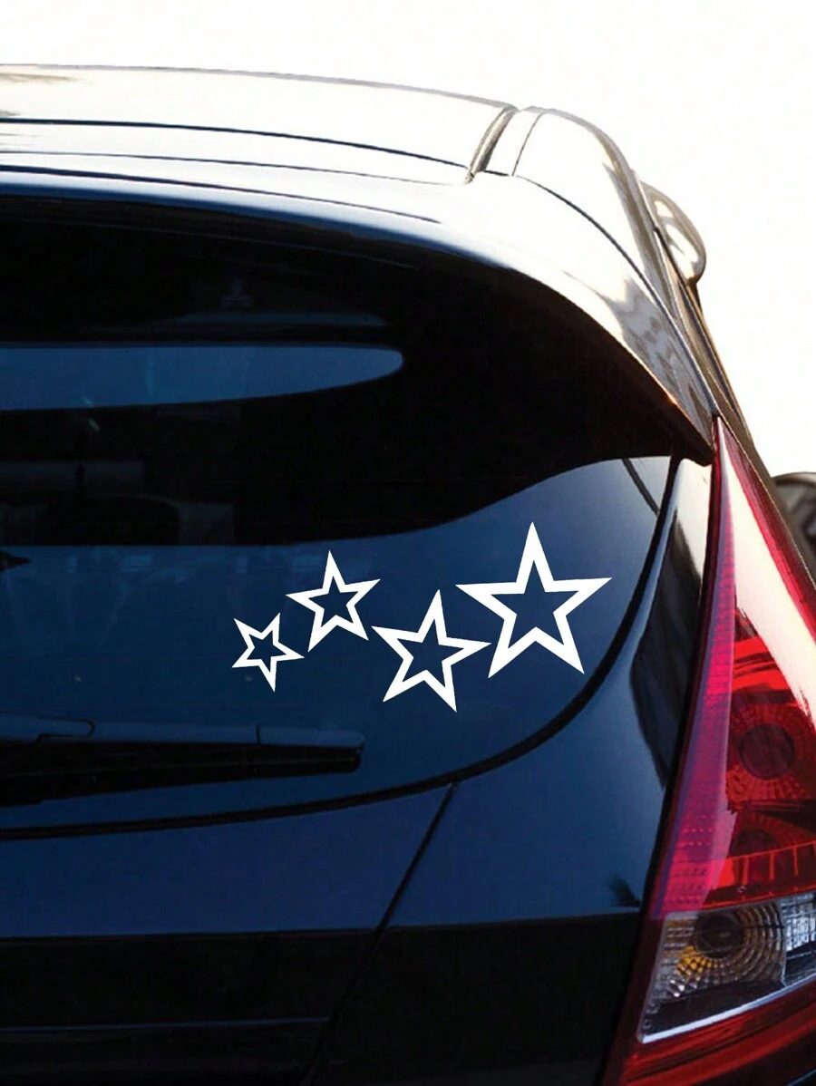 1pc Star Shaped Car Sticker | SHEIN USA