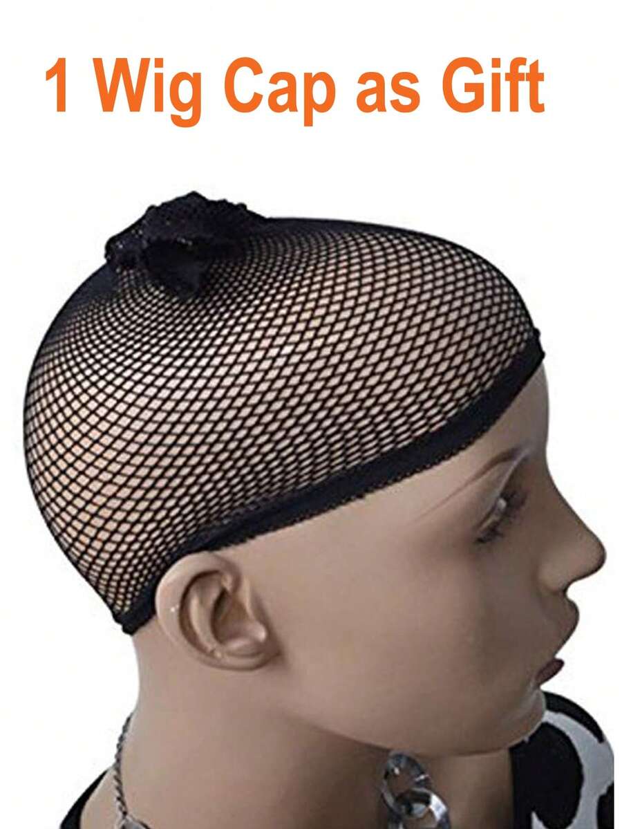 Silver grå Peruk Med Flätad Hästsvans För kvinnor Daglig Halloween ...