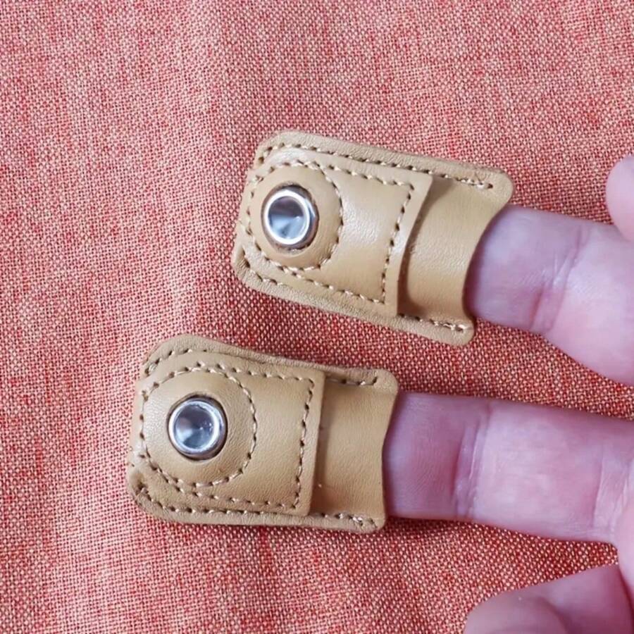 1pc Top Needle Finger Cover, Finger Protector, Household Handmade Cross ...