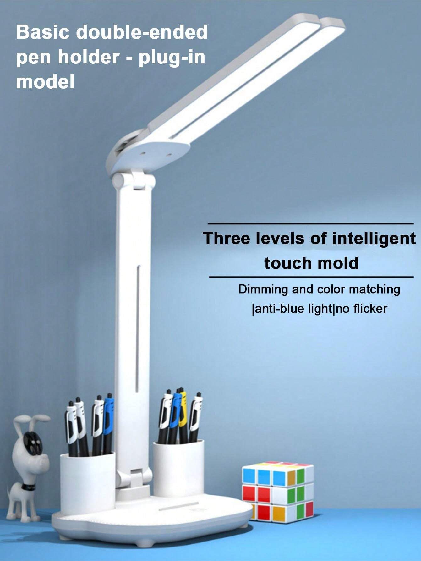 Study Desk Lamp For Dorm Room, Bedside Table, Reading, With Eye-Caring ...