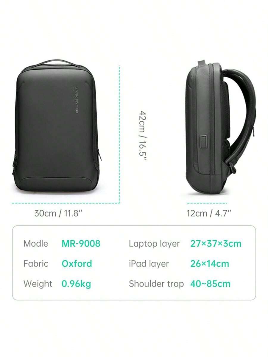 Mark Ryden Backpack For Men Travel Bag Water Repellent 15.6inch Laptop ...