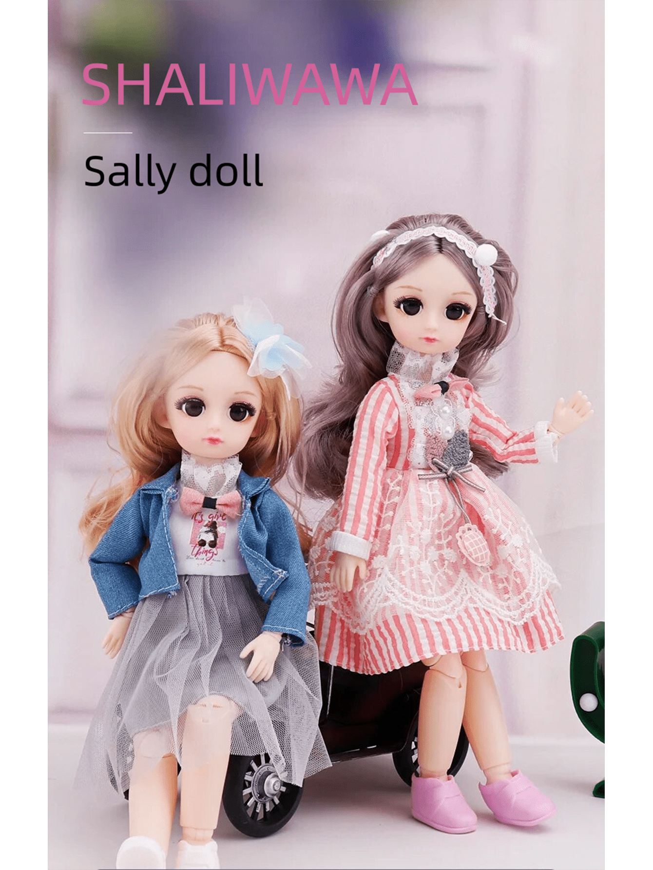 12 Inches Packaged Doll - 4pcs Beautiful And Articulated Dolls With ...